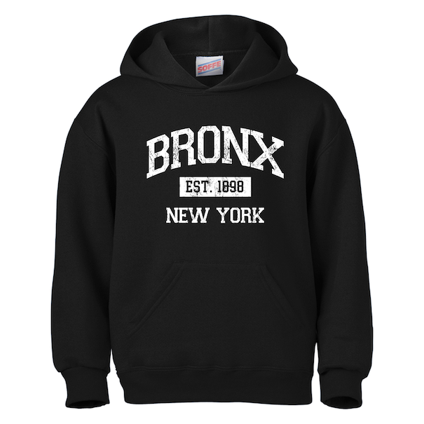 Vintage Est. 1898 BRONX Hoodie (6 Colors) | Bronx Sweatshirt — NYGiftloft
